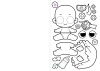 Paper Diy🍼아기 스프런키 스티커 놀이🍼무료도안무료배포 네이버 블로그